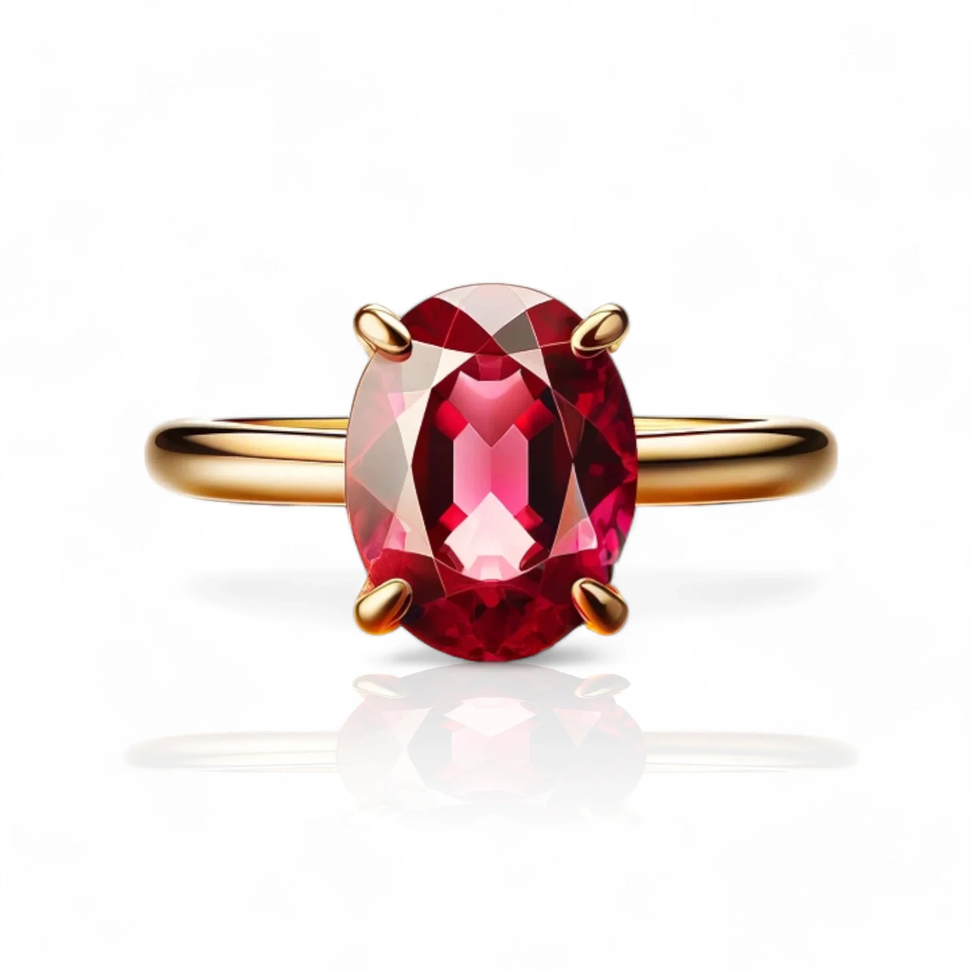 Gold Rings for Women with Rubies | Shop Now! – Unique Engagement Rings ...